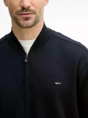 Paul & Shark Logo-plaque Zip-up Sweater