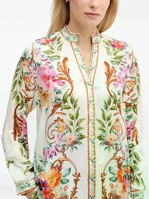 Hale Bob Khalani Floral Print Shirt