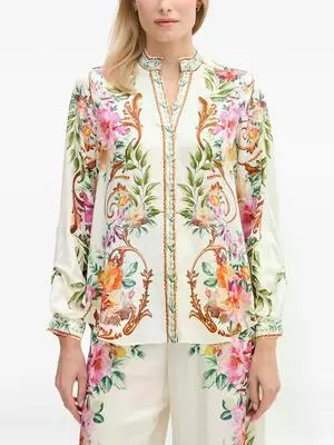 Hale Bob Khalani Floral Print Shirt