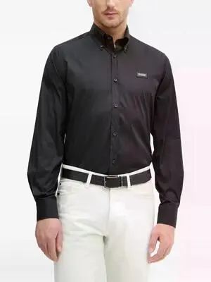 Paul & Shark Logo-patch Shirt - Black