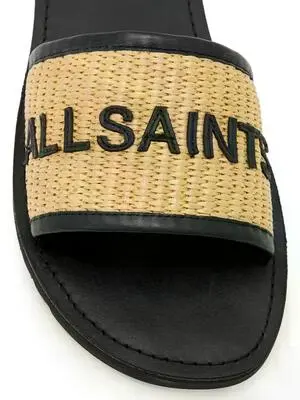 ALLSAINTS Hoxton Woven Slides
