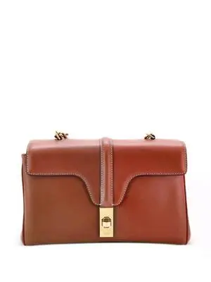 Celine Soft 16 Bag Smooth Calfskin Shoulder Bag - Brown