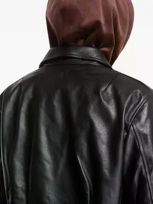 Y3 Leather Blouson Jacket