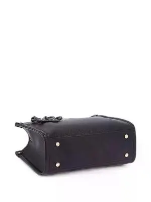 Liu Jo Leather Handbag With Charm - Black