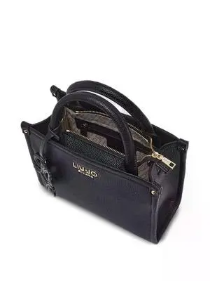 Liu Jo Leather Handbag With Charm - Black