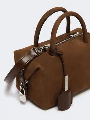 Max Mara Holdallssuede Leather Mini Bag