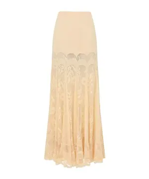 Zimmermann Valiant Panelled Maxi Skirt - Sand
