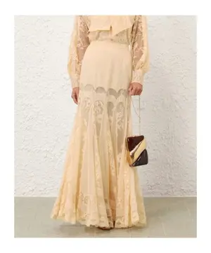 Zimmermann Valiant Panelled Maxi Skirt
