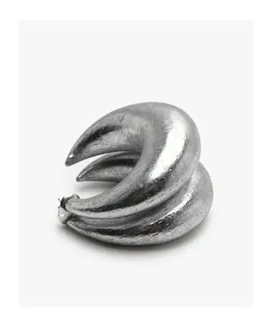 MONIES Semi-moon Earrings - Silver
