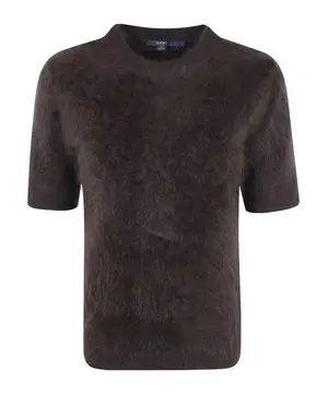 Seventy Short-sleeved Sweater - Brown