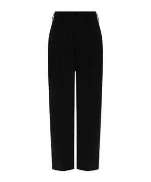AMI Paris Tailored Straight-leg Pants - Black