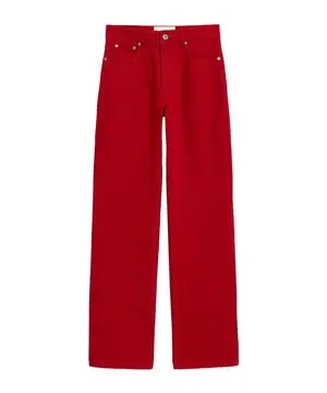 AMI Paris Logo Patch Large-fit Jeans