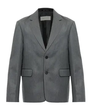 Dries Van Noten Long-sleeved Suit Jacket - Grey