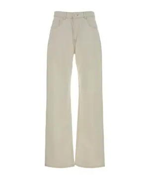 AMI Paris Belt Loop Jeans - White