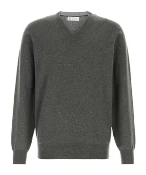 Brunello Cucinelli Long-sleeved Knitwear - Black