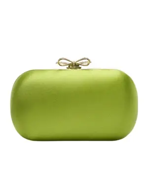 SELF-PORTRAIT Satin Clutch Bag