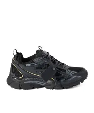 Off-White Lace-up Round Toe Sneakers - No