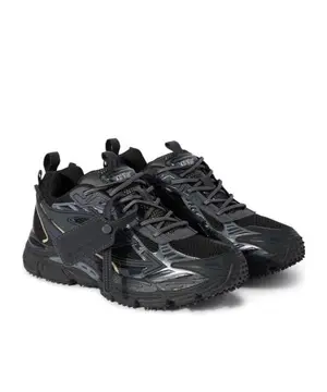 Off-White Lace-up Round Toe Sneakers - No