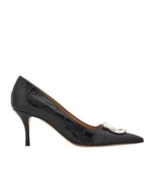 FERRAGAMO Maxi Gancini Pump - Black