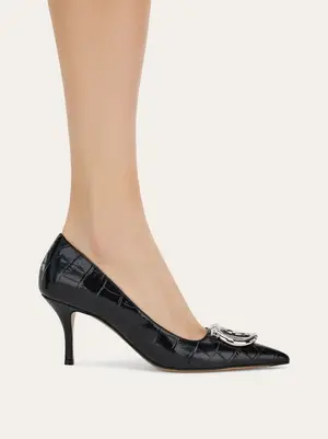 FERRAGAMO Maxi Gancini Pump