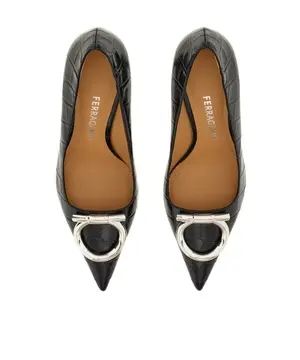FERRAGAMO Maxi Gancini Pump