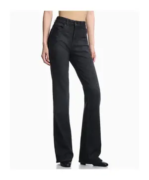 Emporio Armani High-rise Flare Jeans - Black