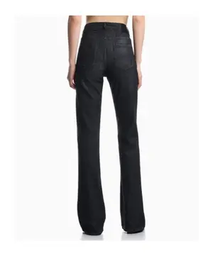 Emporio Armani High-rise Flare Jeans - Black