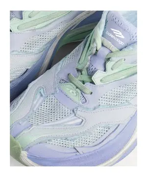 Balenciaga Jet Sneaker In Light Blue/lilac/lime