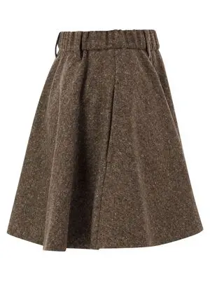 Brunello Cucinelli Monili Donegal Mini Circle Skirt - No