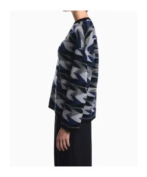 Emporio Armani Wool-blend Jacquard Jumper