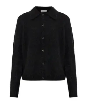 Dries Van Noten Mora Long Sleeved Cardigan - Black