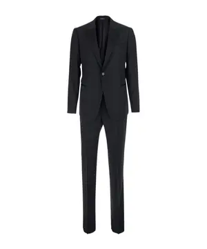 Emporio Armani Two-piece Tuxedo Suit - Black