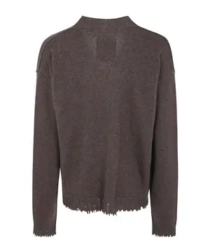 UMA WANG Long-sleeved Knitted Cardigan