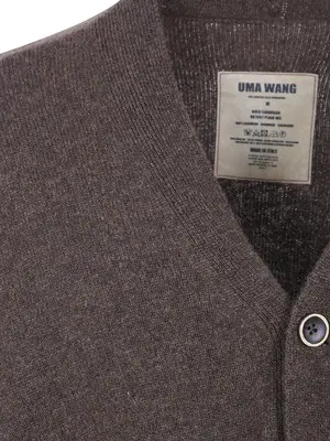 UMA WANG Long-sleeved Knitted Cardigan