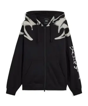 Y3 Zip-up Hoodie - Black