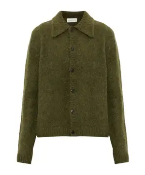 Dries Van Noten Long-sleeve Cardigan - Green