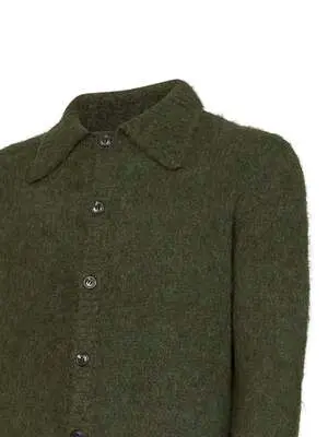 Dries Van Noten Long Sleeved Cardigan - Green