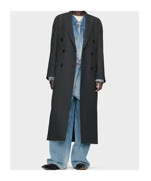 MAISON MARGIELA Virgin Wool Long Coat