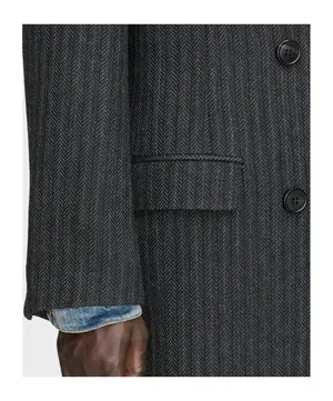 MAISON MARGIELA Virgin Wool Long Coat