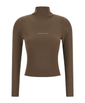 Alexander Wang High-neck Top - Beige