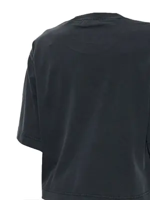Off-White Short-sleeved T-shirt With Logo Print