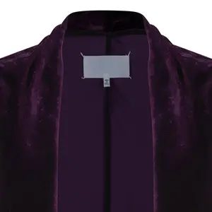 MAISON MARGIELA Sleeveless Velvet Draped Top - No