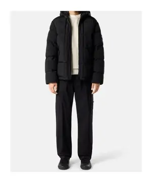 Stone Island Padded Hooded Zip-up Jacket