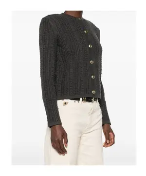 TWINSET Button-up Crewneck Jacket