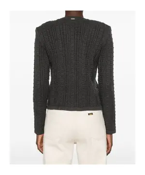 TWINSET Button-up Crewneck Jacket