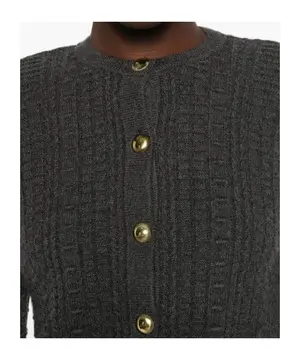 TWINSET Button-up Crewneck Jacket