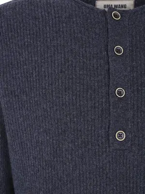UMA WANG Henley' Shirt Top