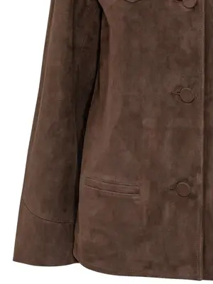 Tory Burch Suede Button-up Jacket