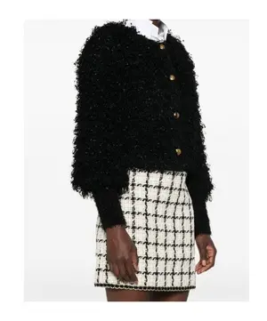TWINSET Embellished Long-sleeve Jacket With Gold-tone Hardware