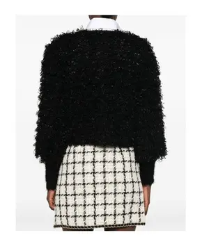 TWINSET Embellished Long-sleeve Jacket With Gold-tone Hardware